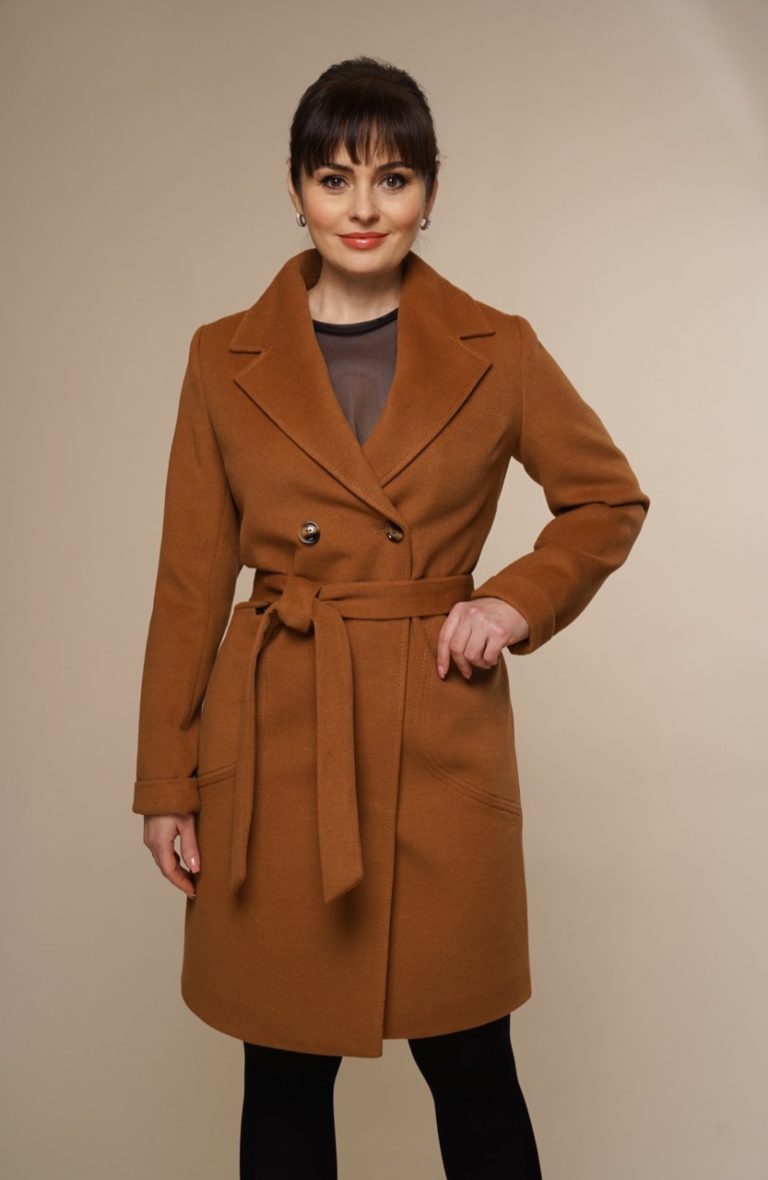 Art 2895 | Mantel | Damen | Wolle | Senf-Farbe | Frühling | Herbst | 46 ...